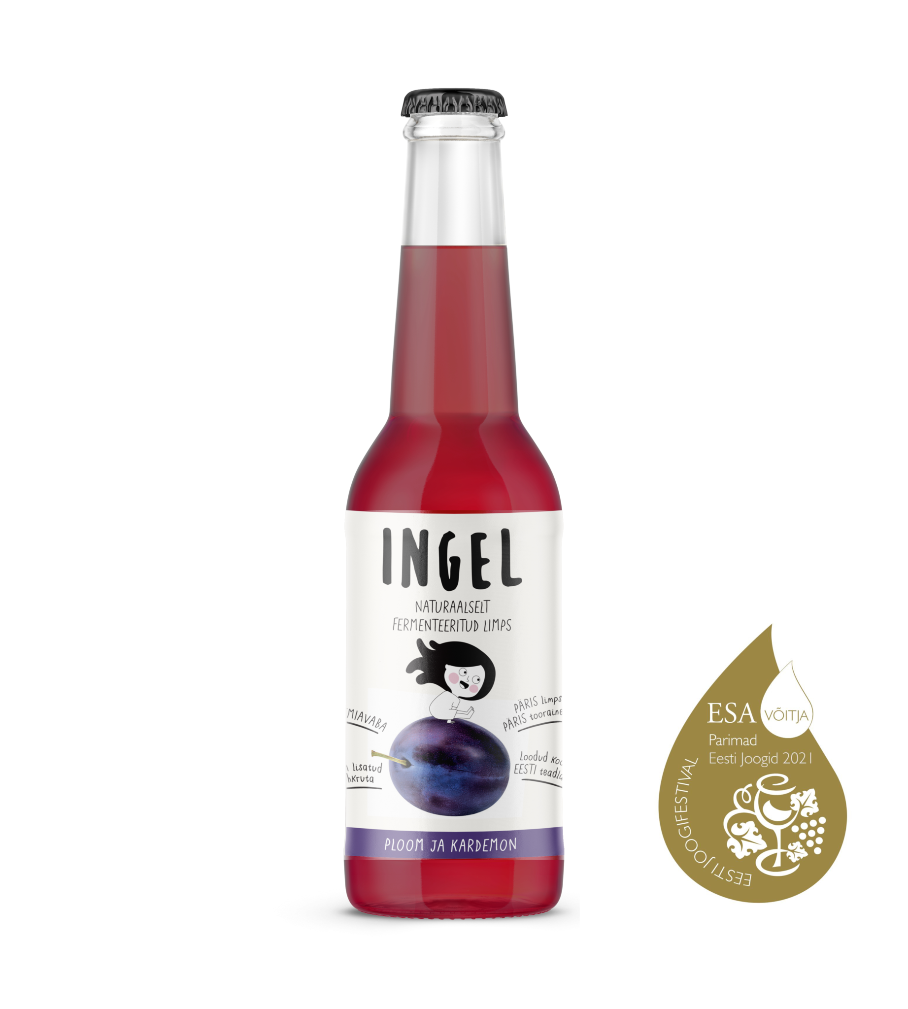 Ingel ploomi-kardemoni limps 275ml (12 pudelit) – Ingel Drinks